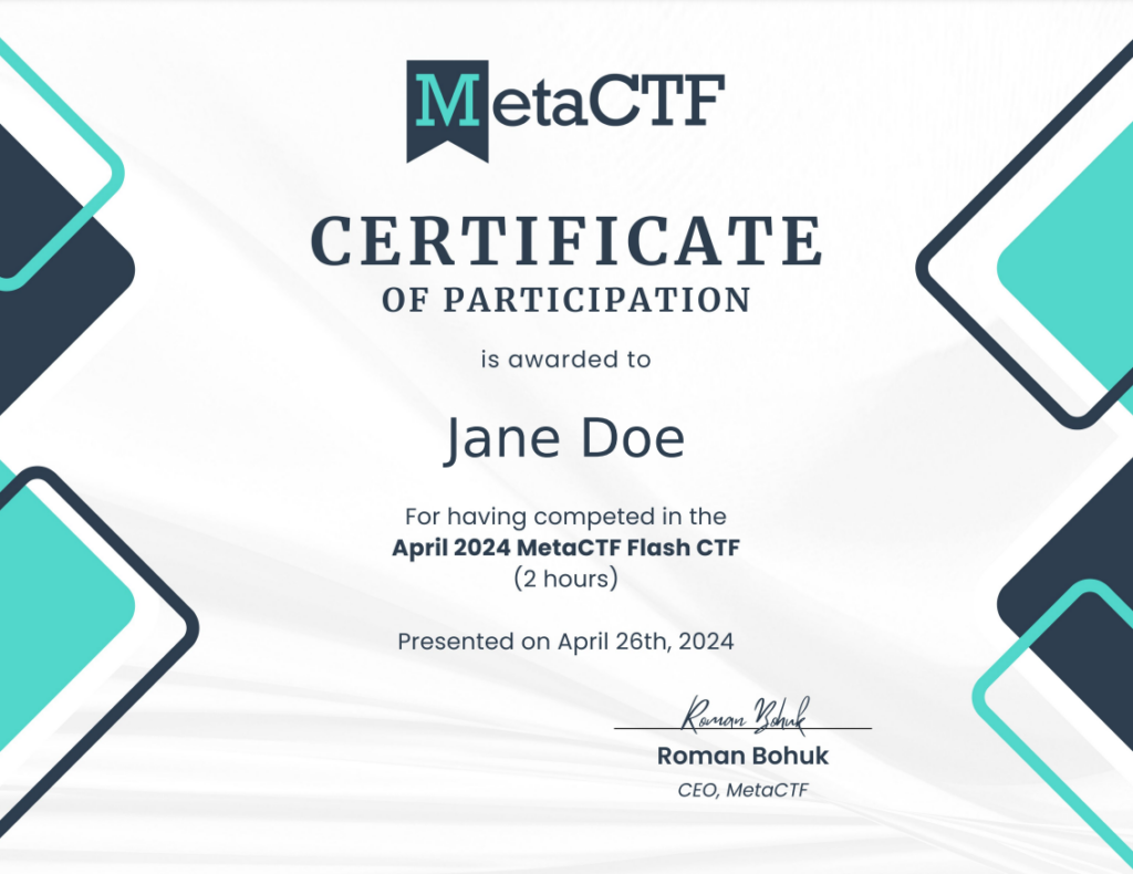 Cyber Skills Support & Community - MetaCTF